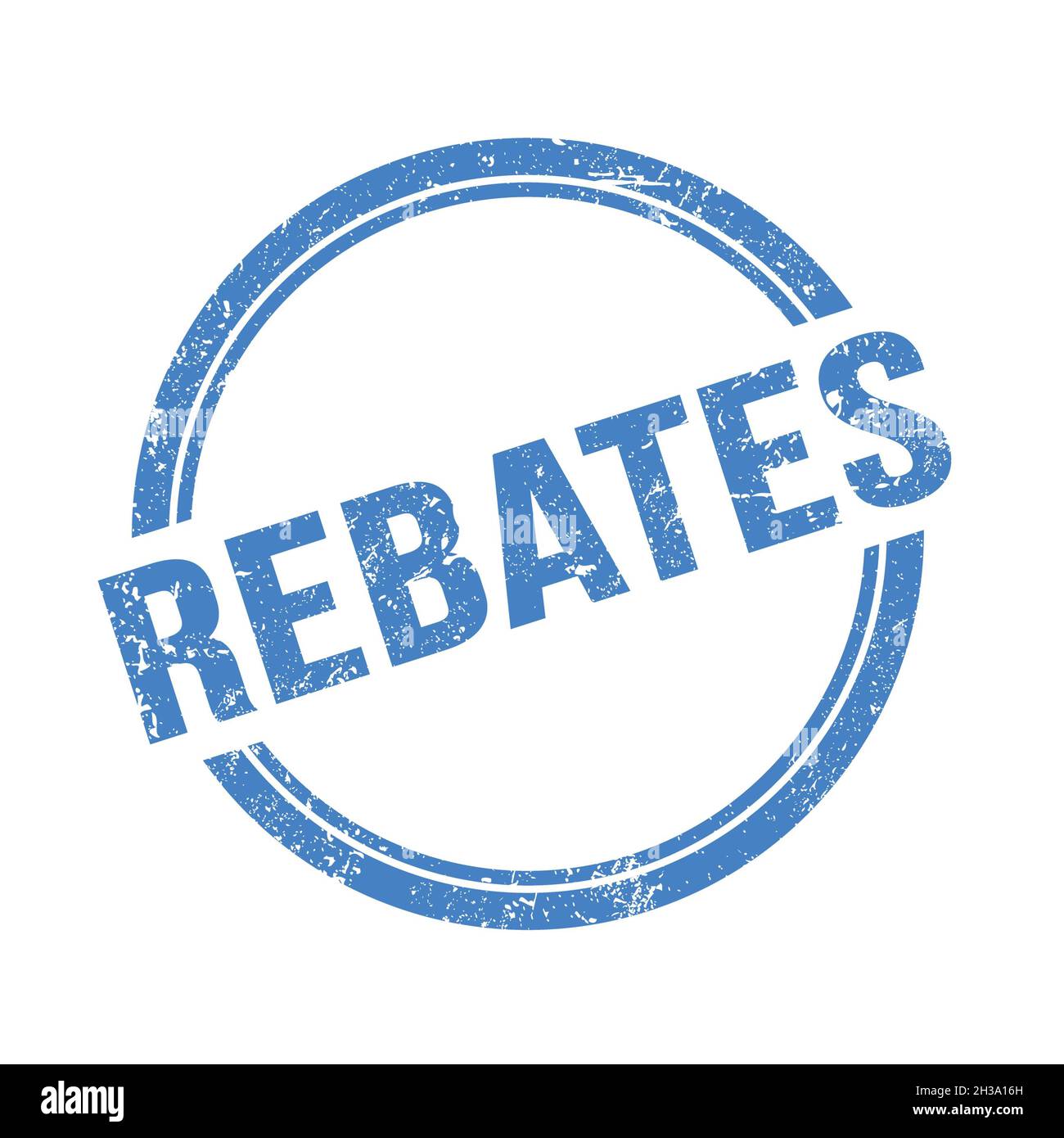 Rebates stamp hi-res stock photography and images - Alamy