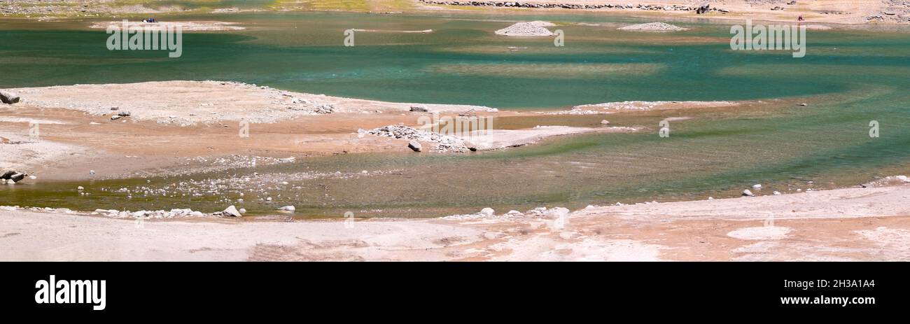 mountain on Ceresole Reale lake in Piedmont in Italy Stock Photo - Alamy