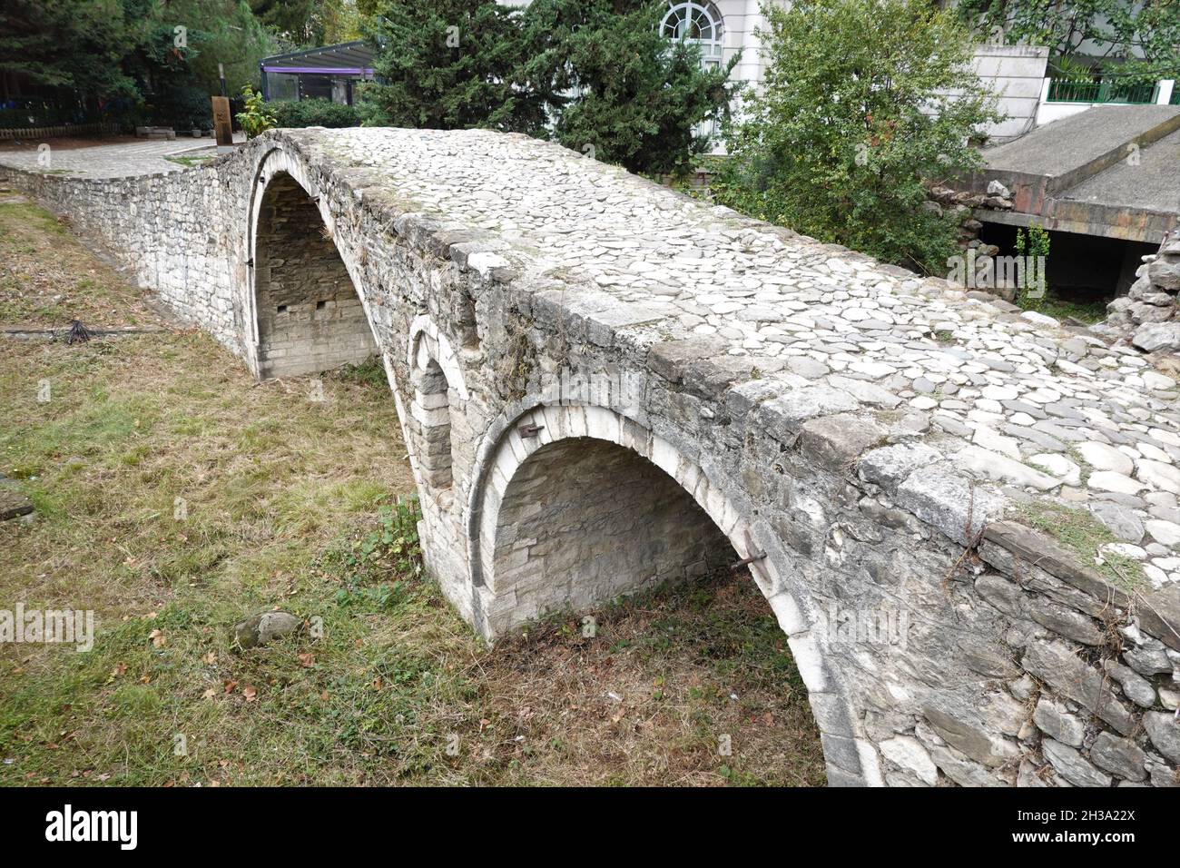 Tanner's Bridge (Ura e Tabakeve) an 18th century Ottoman footbridge in ...