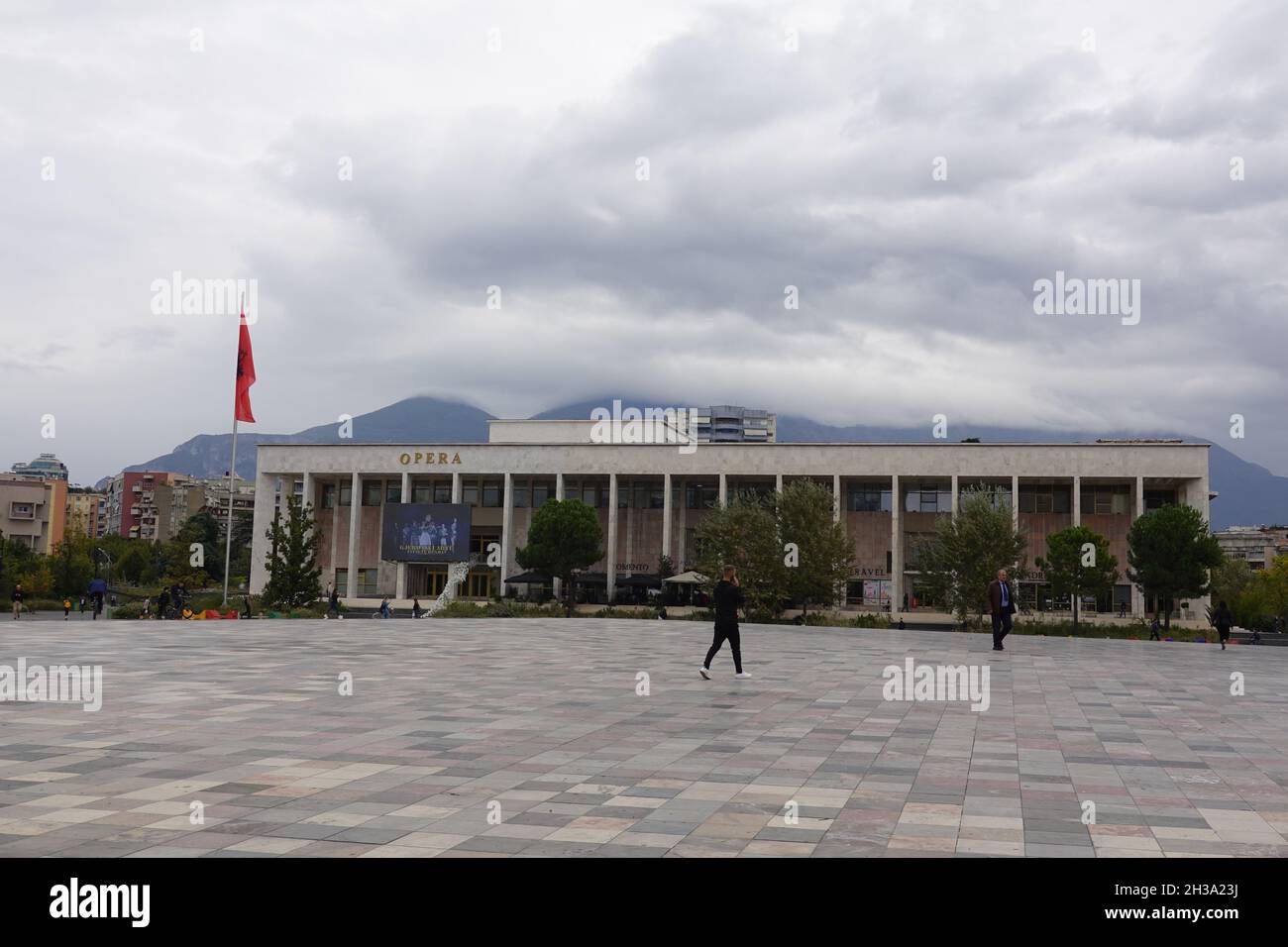 National Theatre of Opera and Ballet, Skanderberg Square, Tirana ...