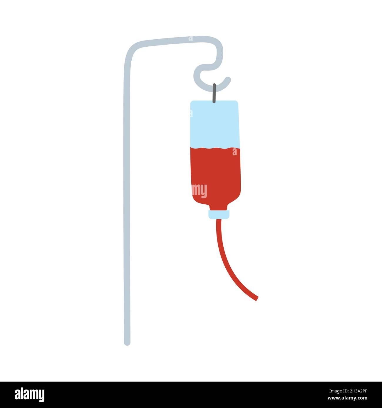 infusion fluid flat vector design isolated on the background medical ...