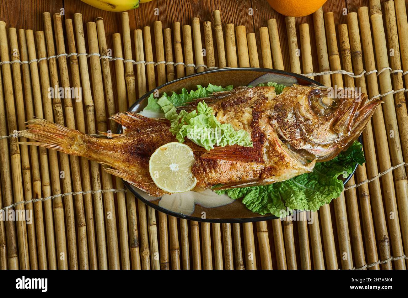 Samak mashwi - Grilled Fish with an Egyptian Twist, Arabian spiced fish ...