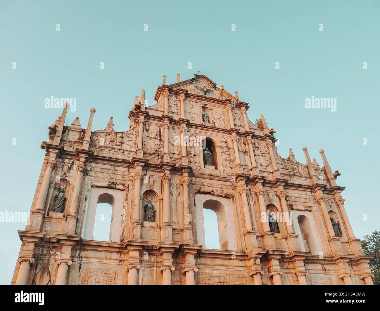 MACAU, CHINA - Oct 01, 2019: The historical Monte Fort in Macau, China ...