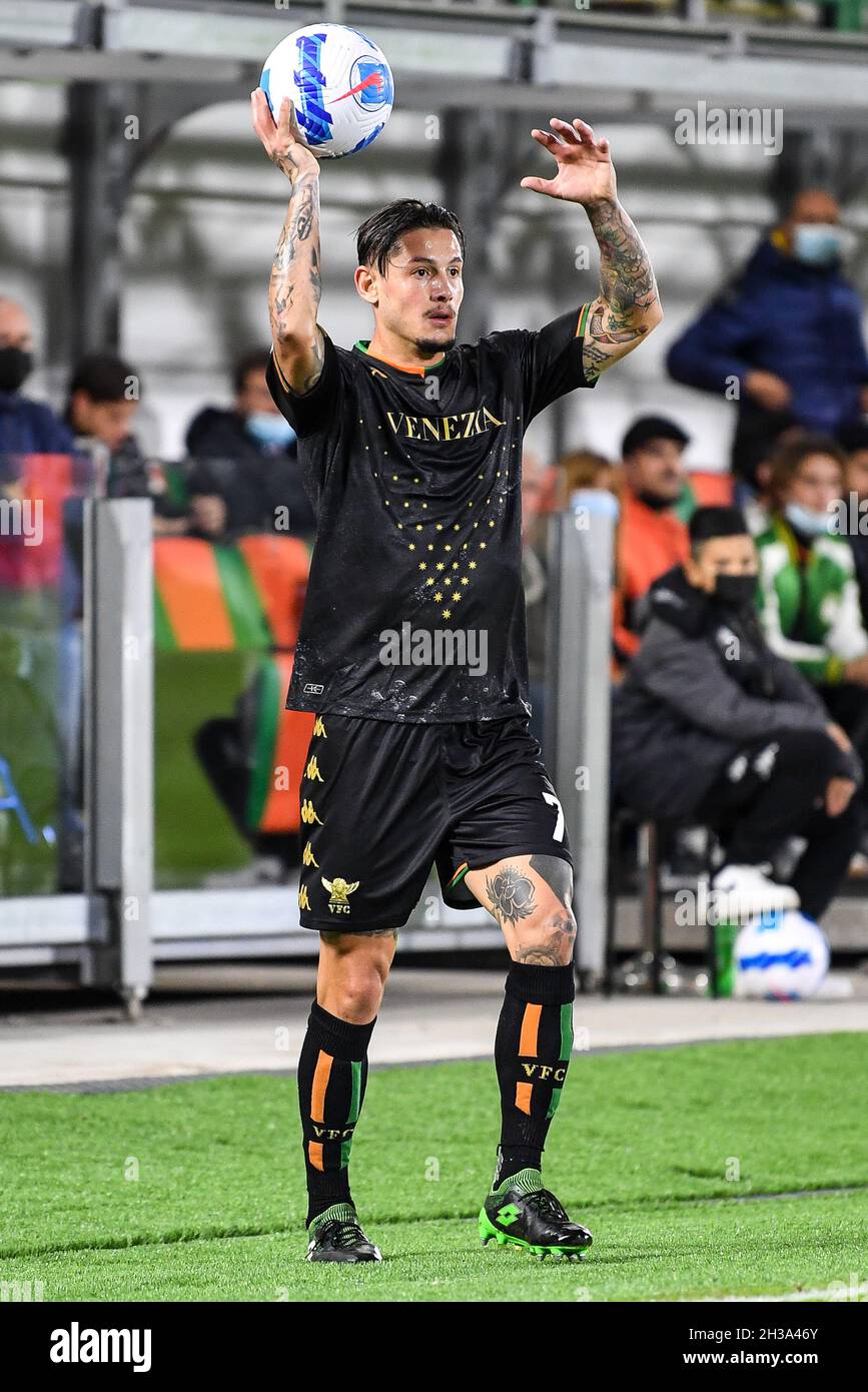 Pier Luigi Penzo stadium, Venice, Italy, October 26, 2021, Pasquale ...