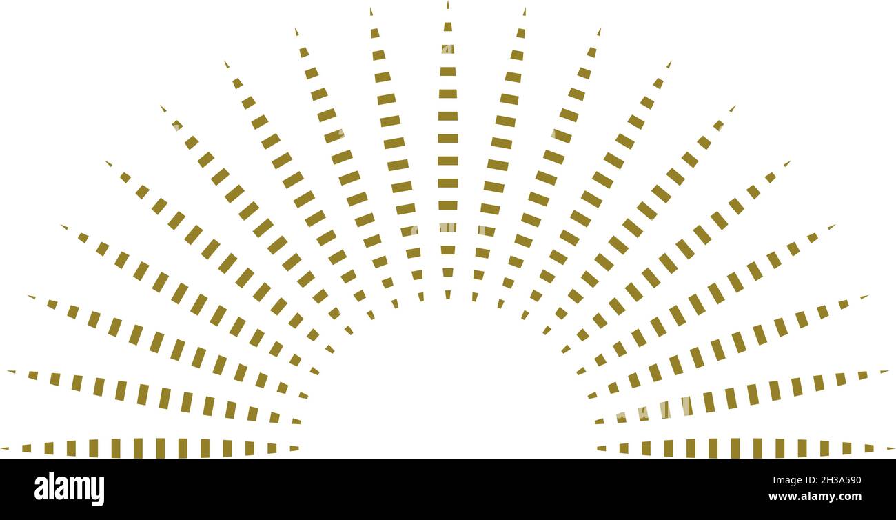 Sun half sunrise line Stock Vector Images - Alamy