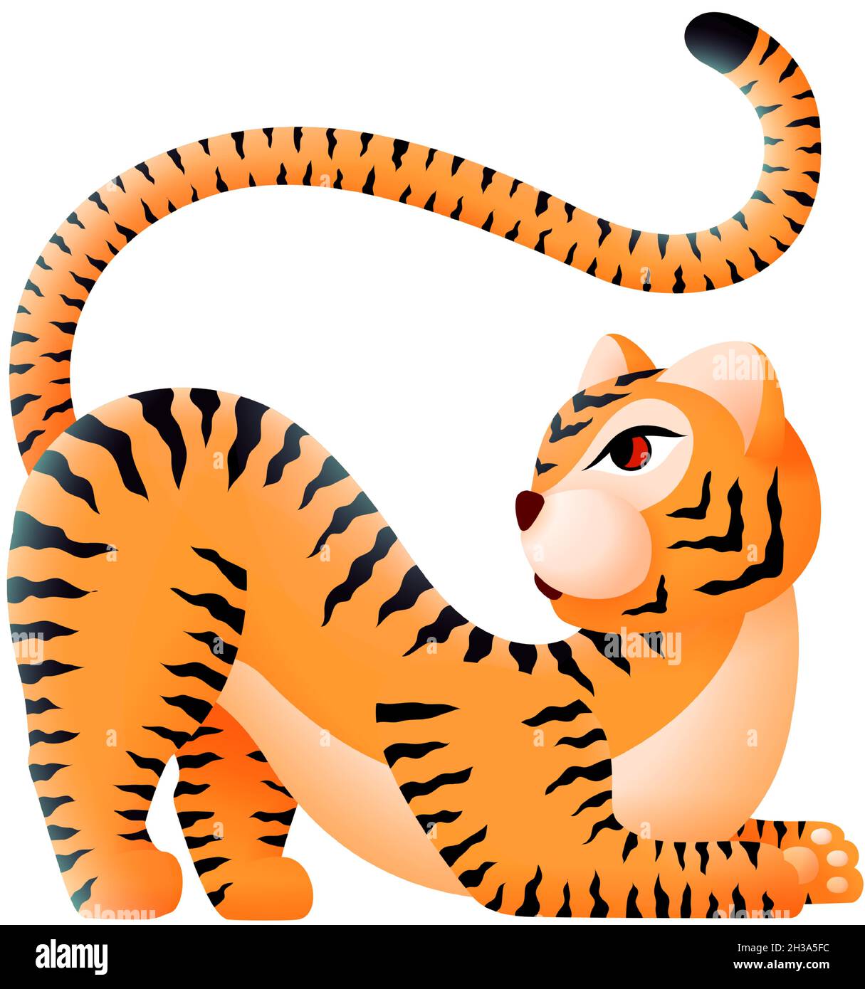 Chinese tiger art vintage hi-res stock photography and images - Alamy
