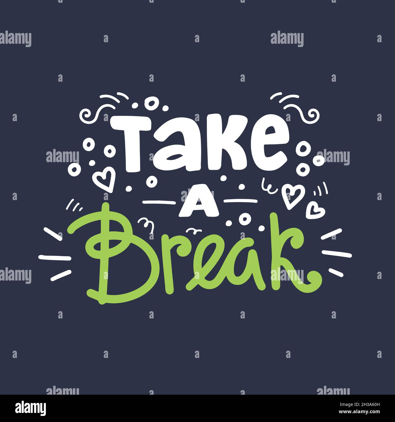 Take a break concept Stock Vector Images - Alamy