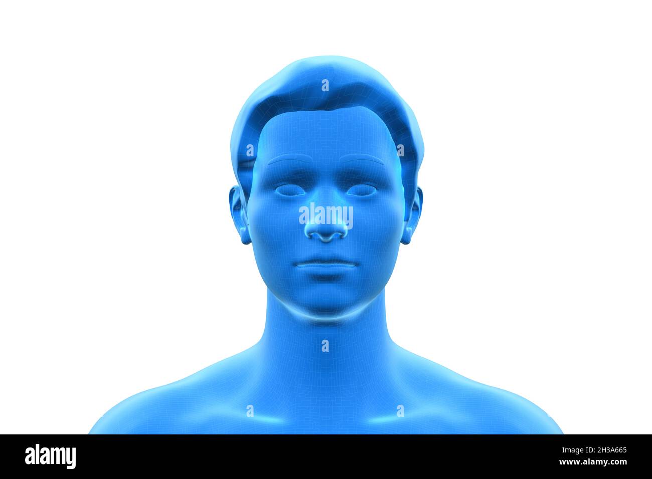 Man, Head of Human Male, 3D Stock Photo - Alamy