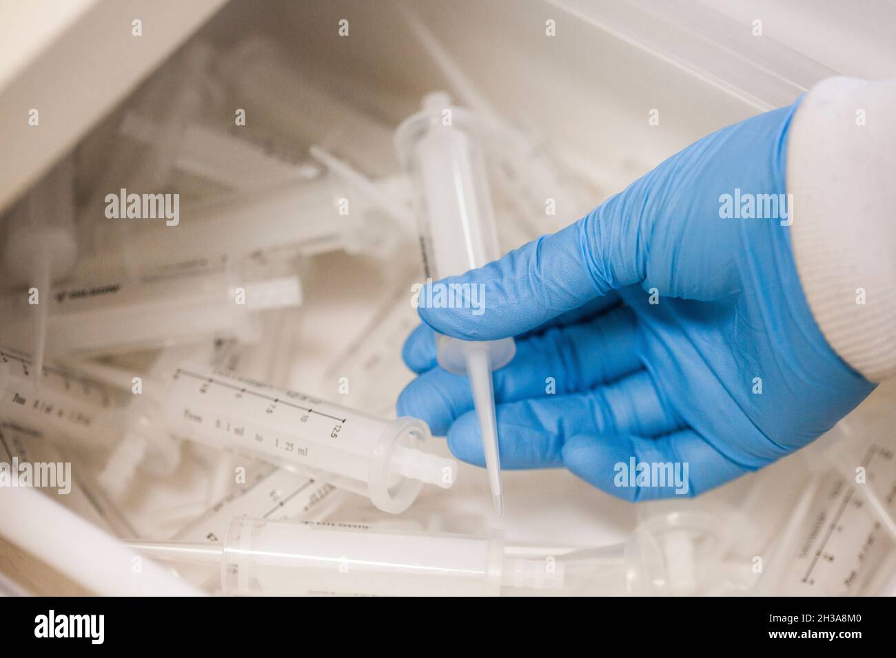 Production line pharmaceutical industry. Manufacturing of drugs and ...