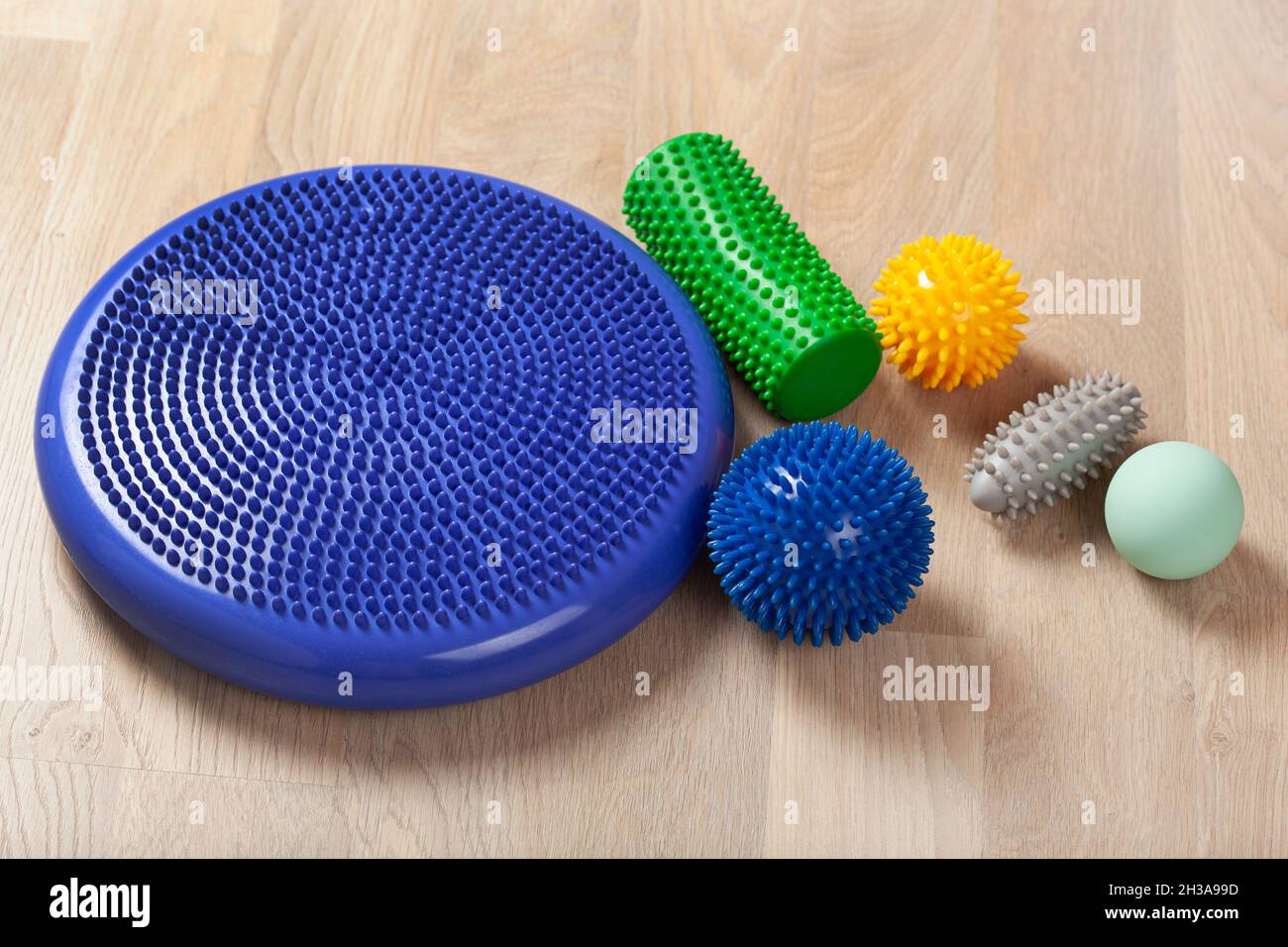 Massage Rubber Balls Balance Cushion And Roller For Self Massage And