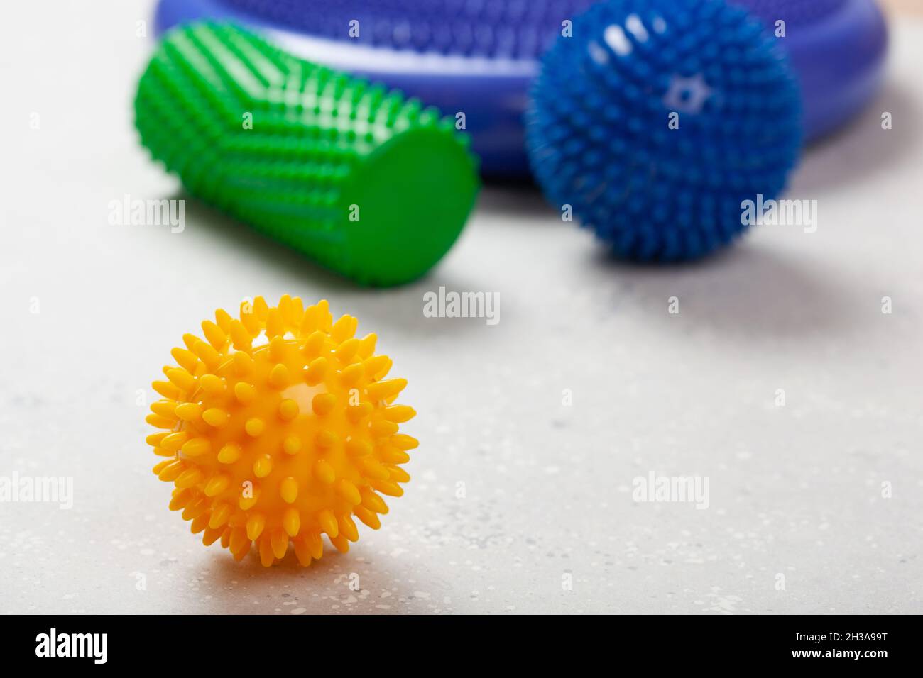 Massage Rubber Balls Balance Cushion And Roller For Self Massage And