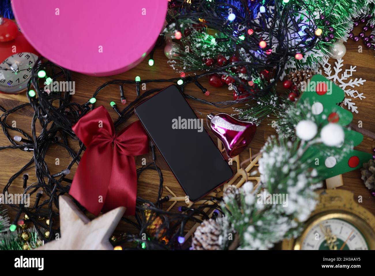 Preparing for main winter holiday Stock Photo - Alamy