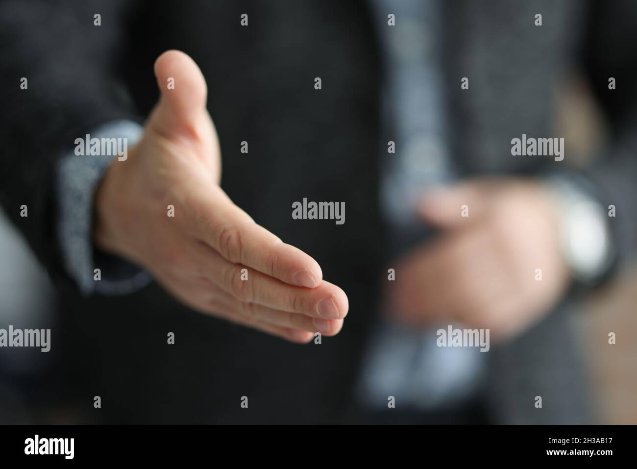 Welcome hand position hi-res stock photography and images - Alamy