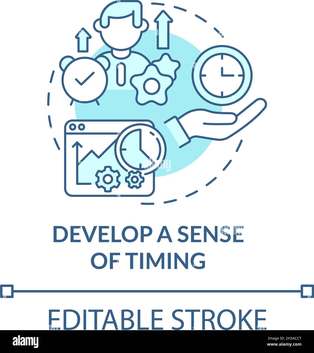 Sense of timing Stock Vector Images - Alamy