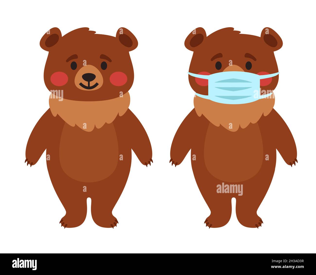 Cute teddy bear medical Stock Vector Images - Alamy