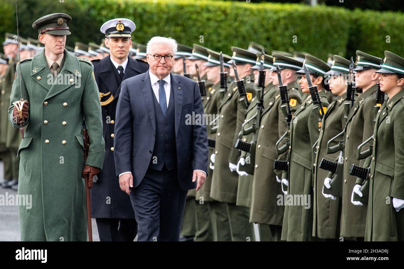 Dublin, Ireland. 27th Oct, 2021. Federal President Frank-Walter ...