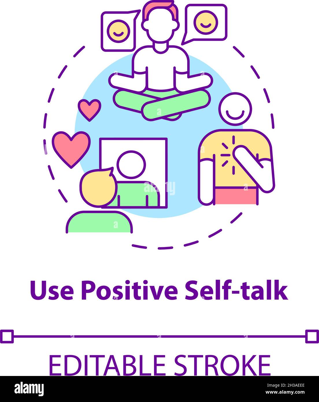 Positive self talk hi-res stock photography and images - Alamy