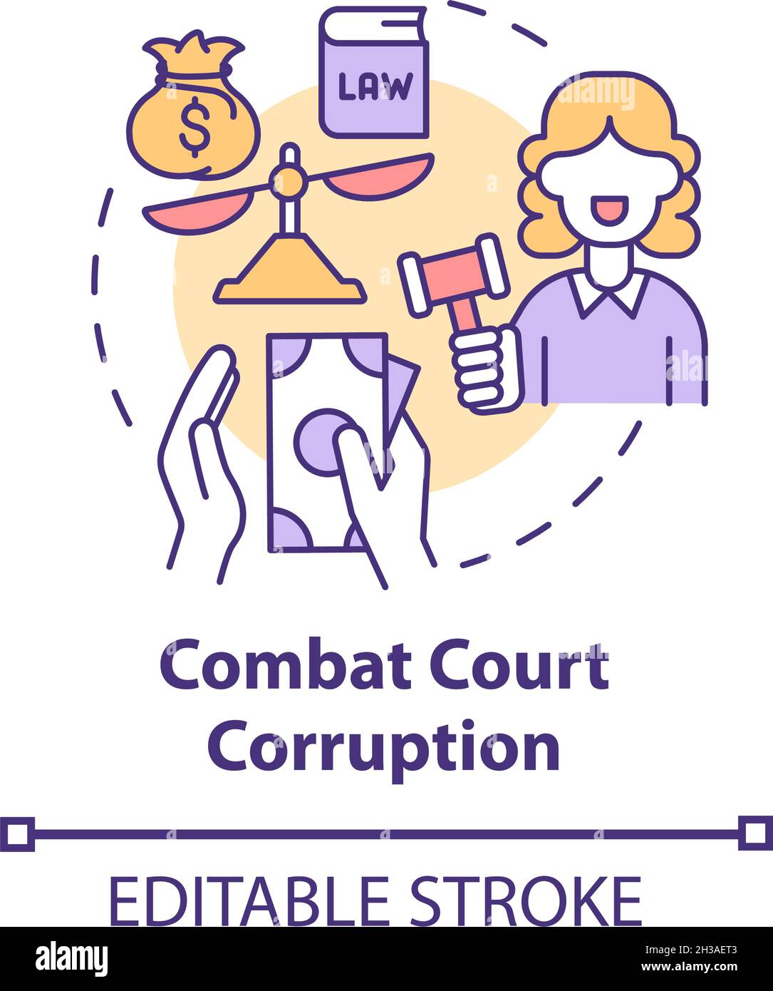 Corrupt and criminal Stock Vector Images - Alamy