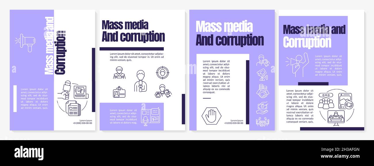 Mass media poster Stock Vector Images - Alamy