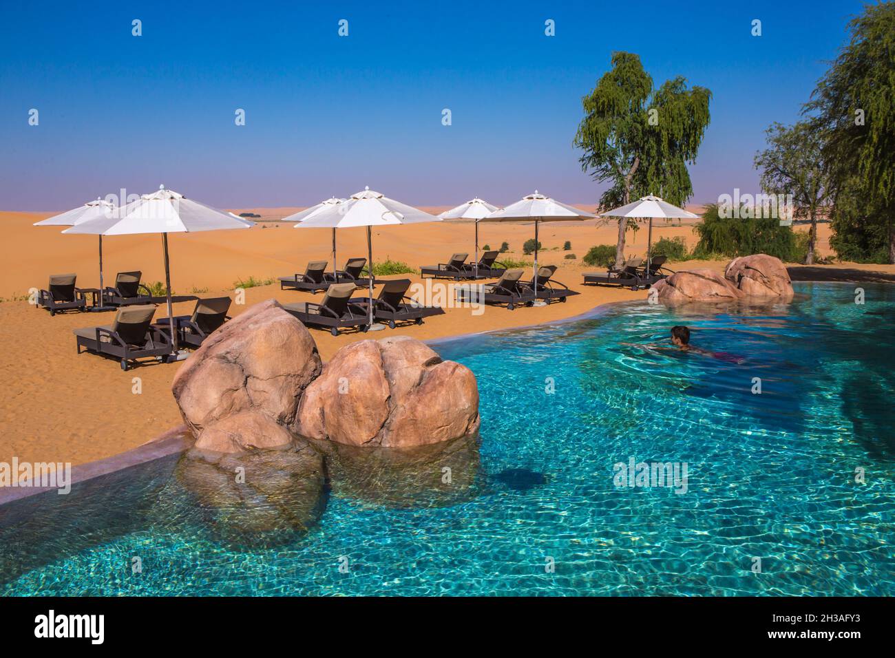 UNITED ARAB EMIRATES, ABU DHABI, AL AIN, REMAH, TELAL RESORT, LUXURY ...