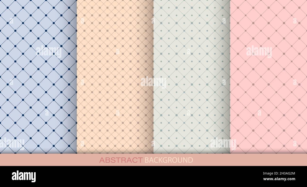 set of abstract patterns for banners, covers, textures, textiles and ...