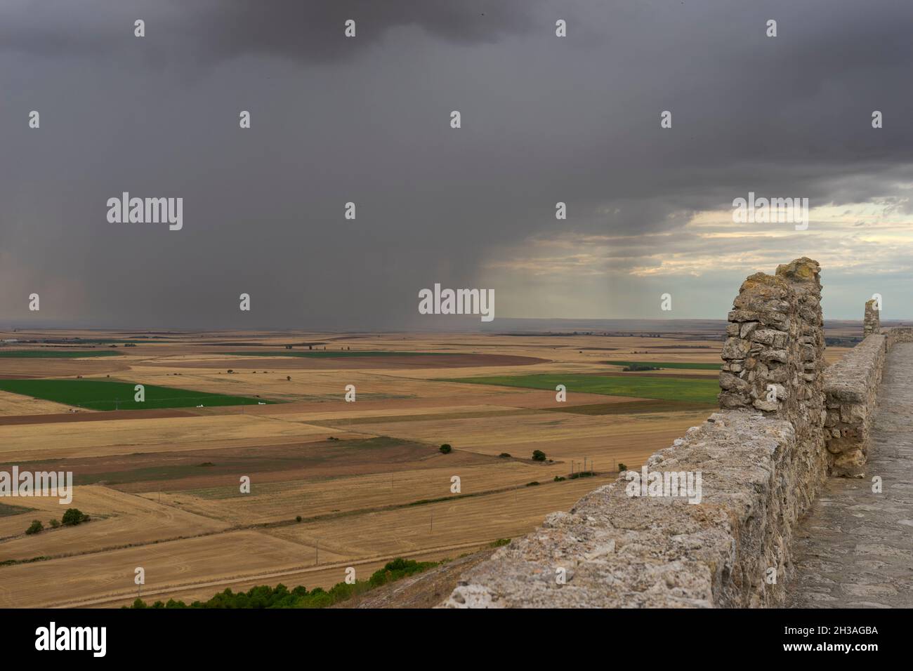 storm onset in a crop field Stock Photo - Alamy