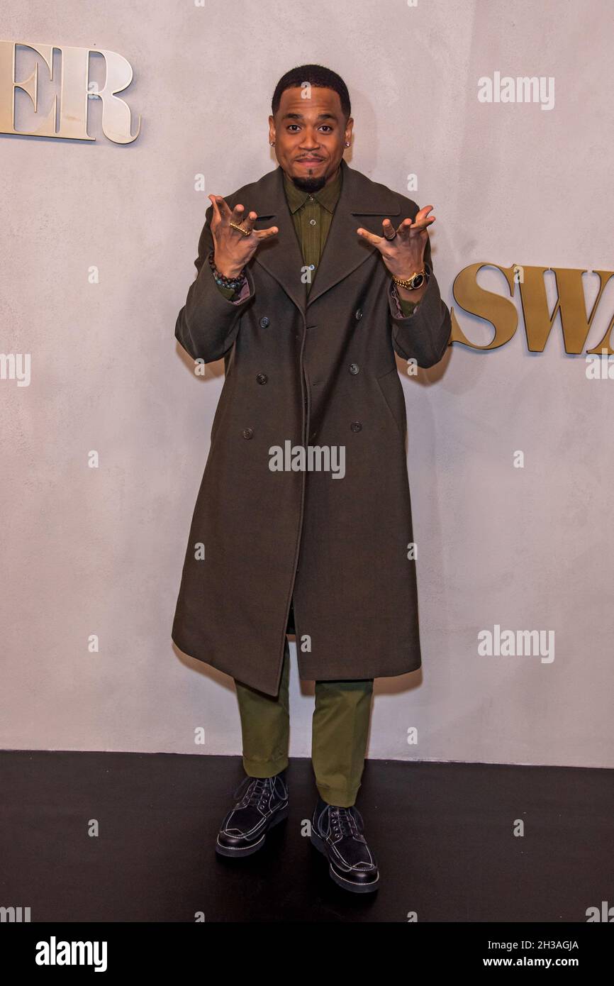 New York, United States. 26th Oct, 2021. Tristan Mack Wilds attends the ...