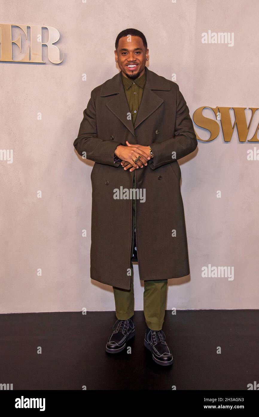 Tristan Mack Wilds attends the "Swagger" New York premiere at the ...