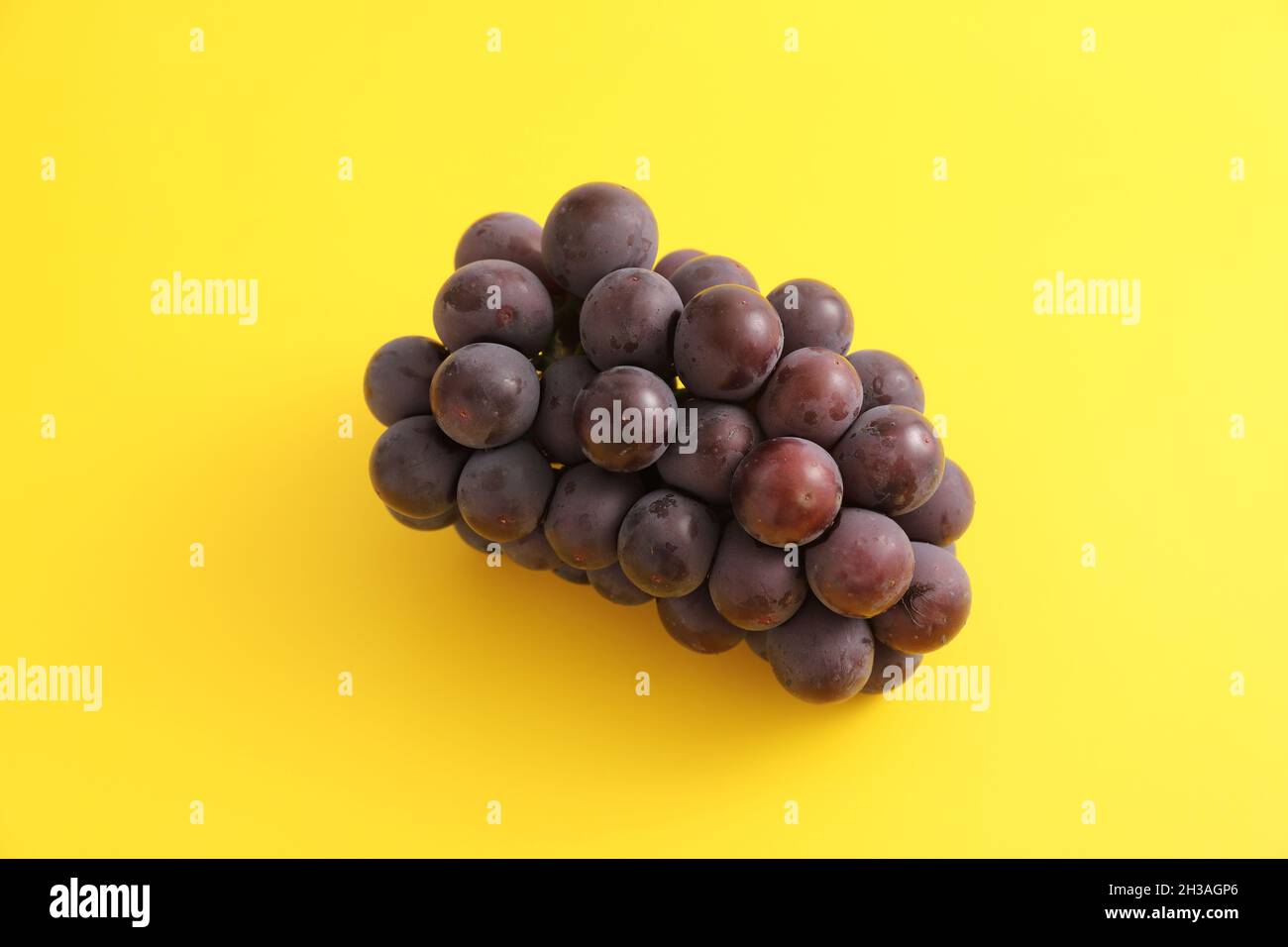 Blue grapes with yellow vine leaves hi-res stock photography and images ...