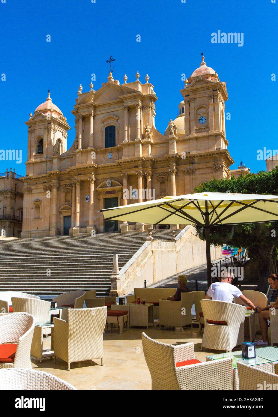 ITALY. SICILY. NOTO VILLAGE (UNESCO WORLD HERITAGE) SAN NICOLO ...