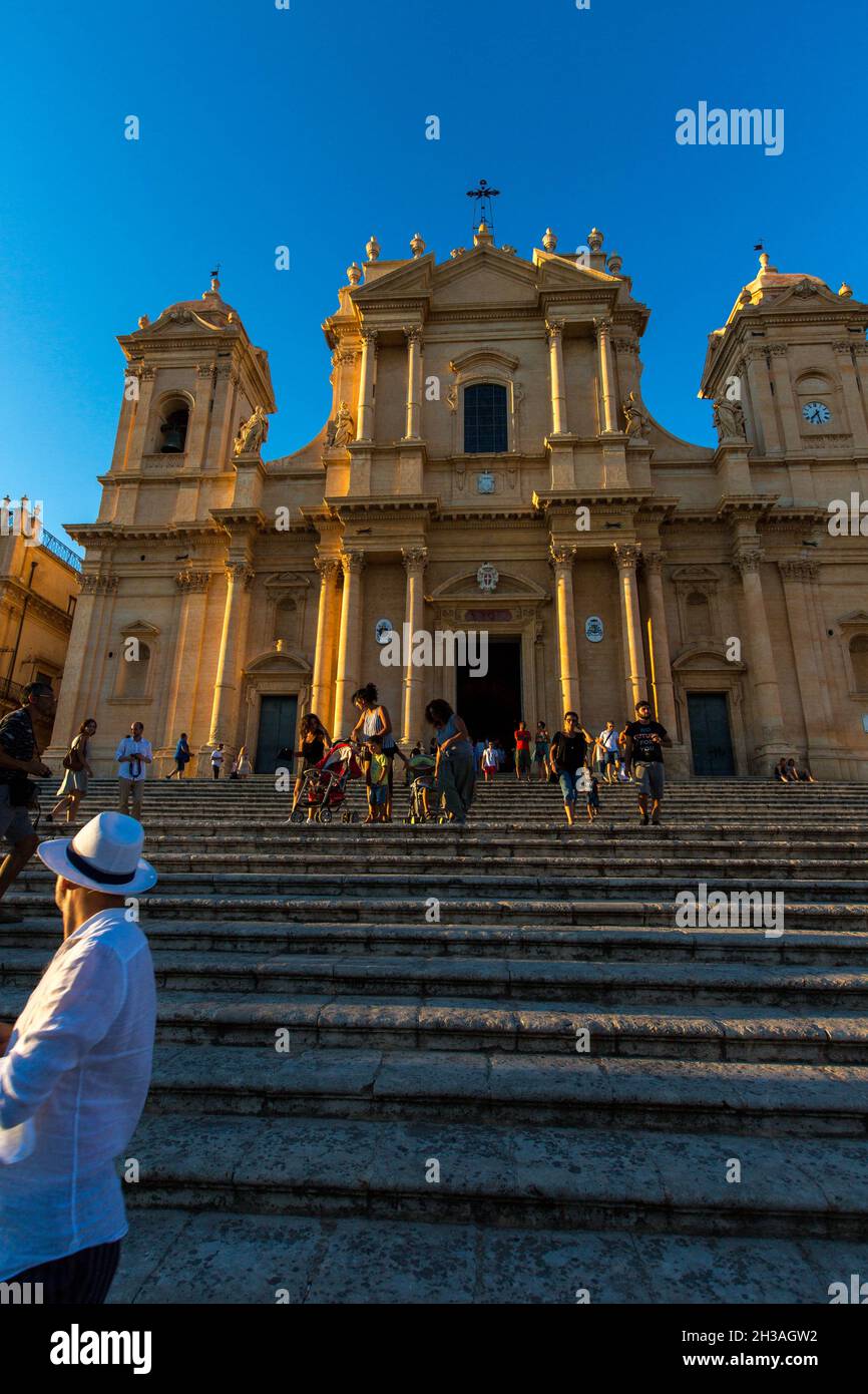 ITALY. SICILY. NOTO VILLAGE (UNESCO WORLD HERITAGE) SAN NICOLO ...
