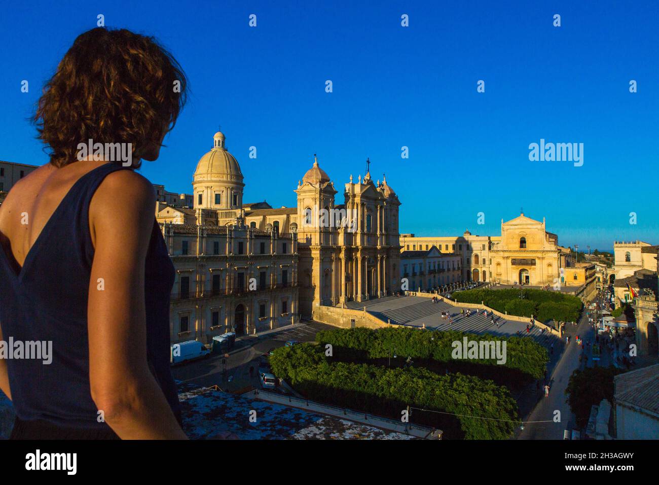 ITALY. SICILY. NOTO VILLAGE (UNESCO WORLD HERITAGE) SAN NICOLO ...
