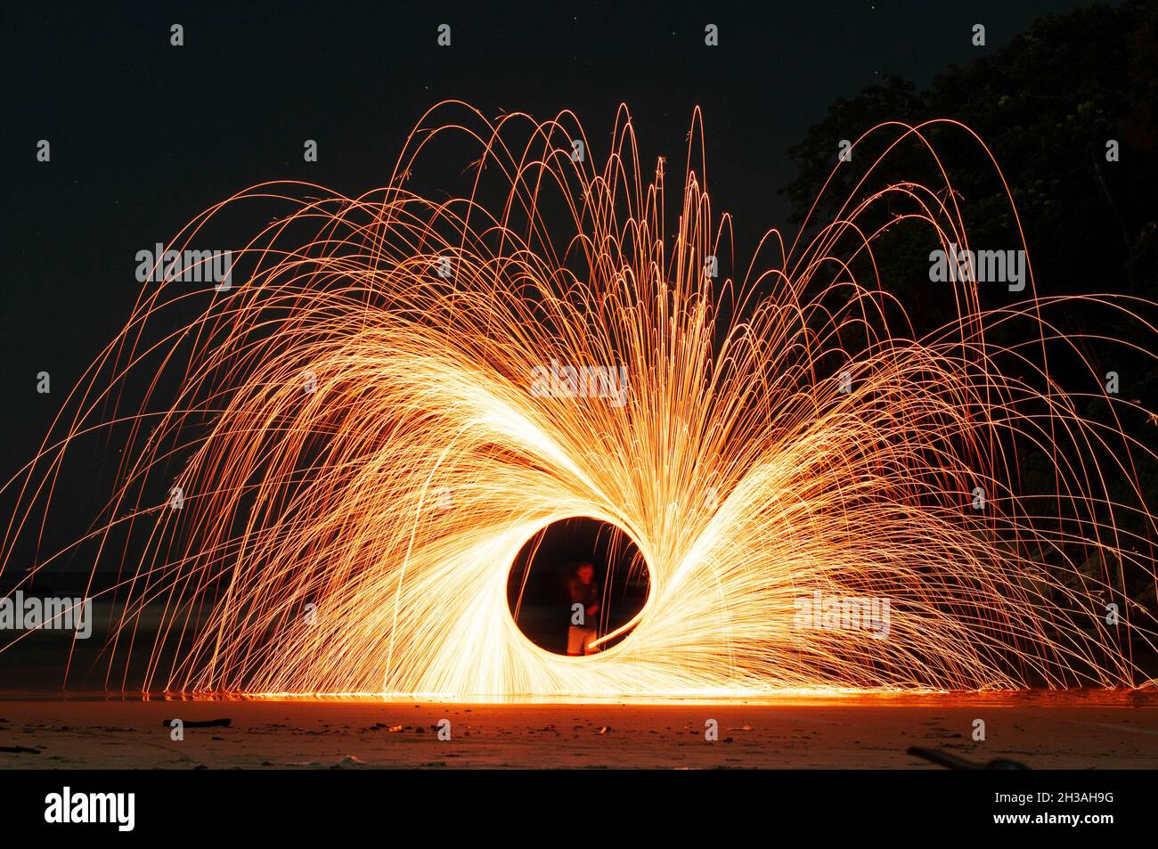 Fire steel wool and thailand hi-res stock photography and images - Alamy