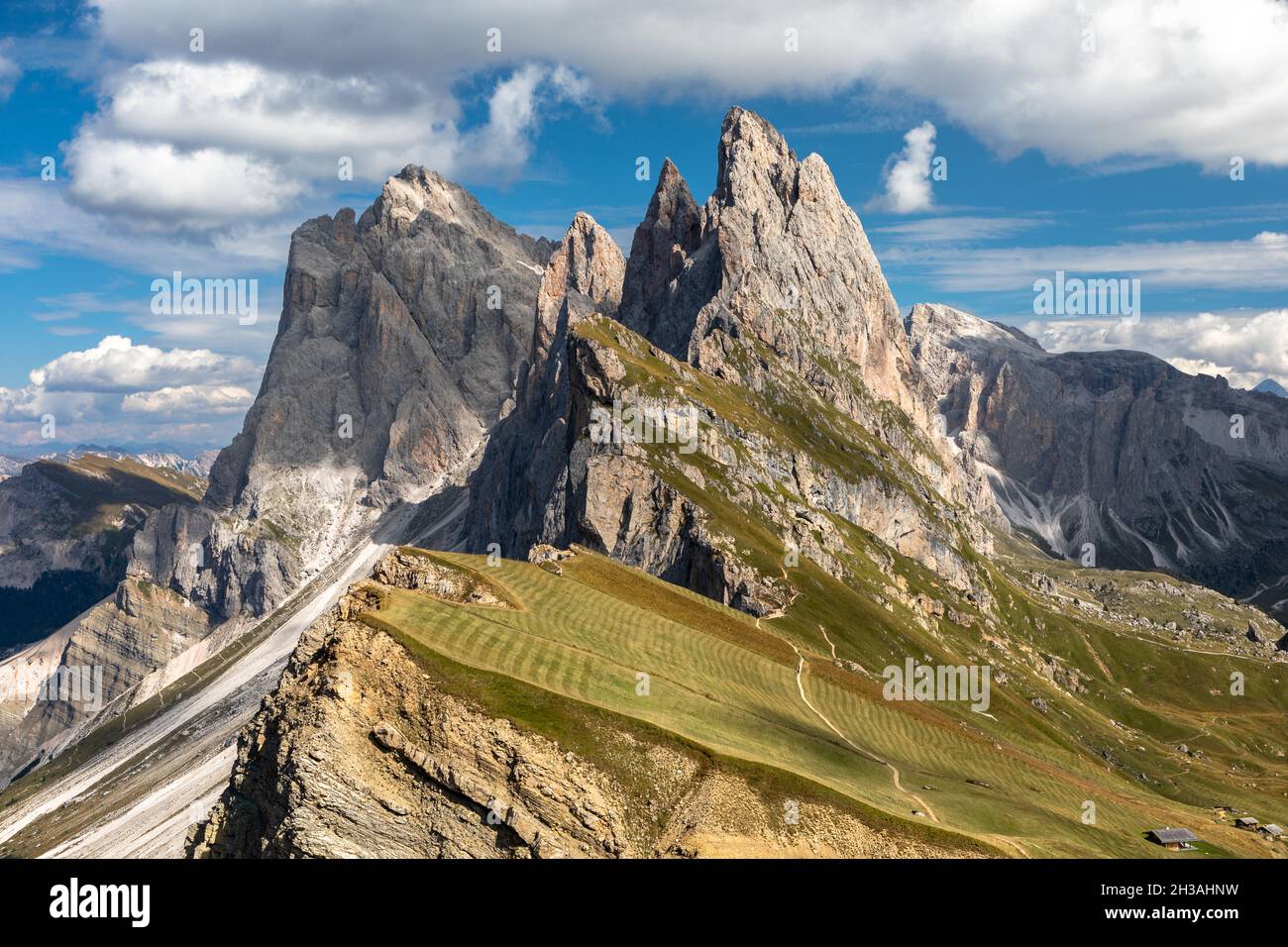 Panorama from seceda mountain hi-res stock photography and images - Alamy