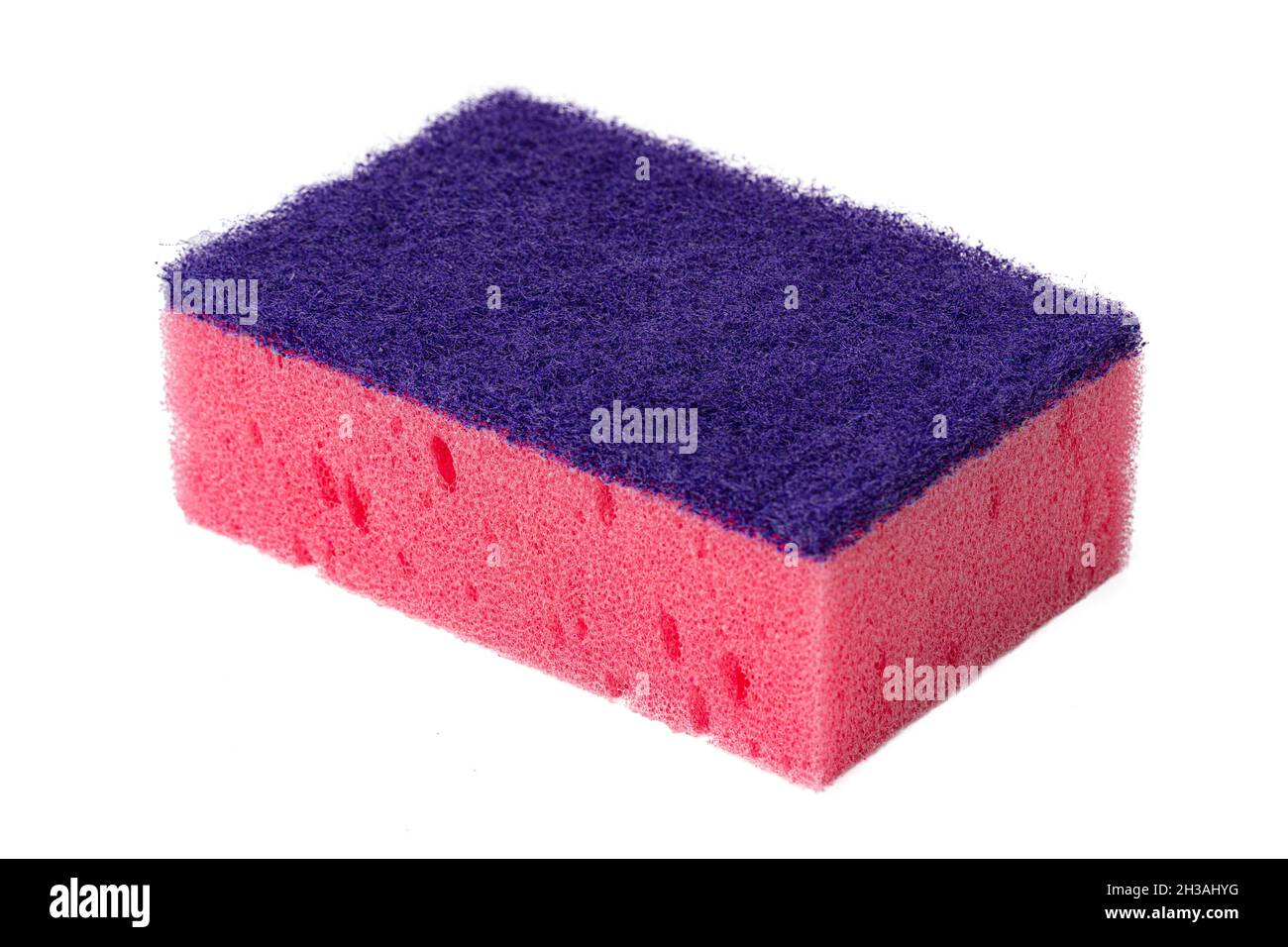 Sponge for dish cleaning isolated on white background Stock Photo - Alamy