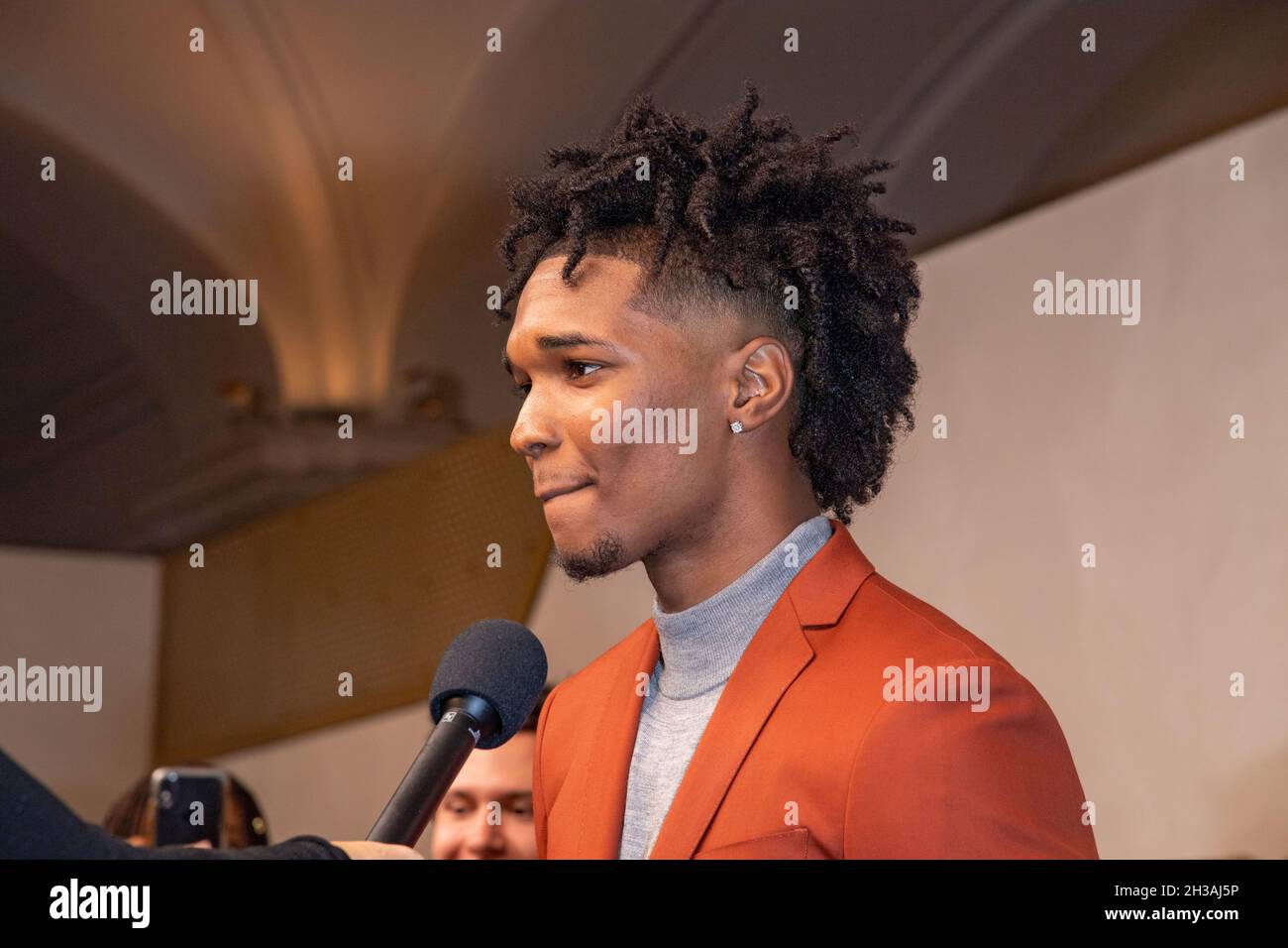 Isaiah Hill attends the "Swagger" New York premiere at the Brooklyn Academy of Music New York ...