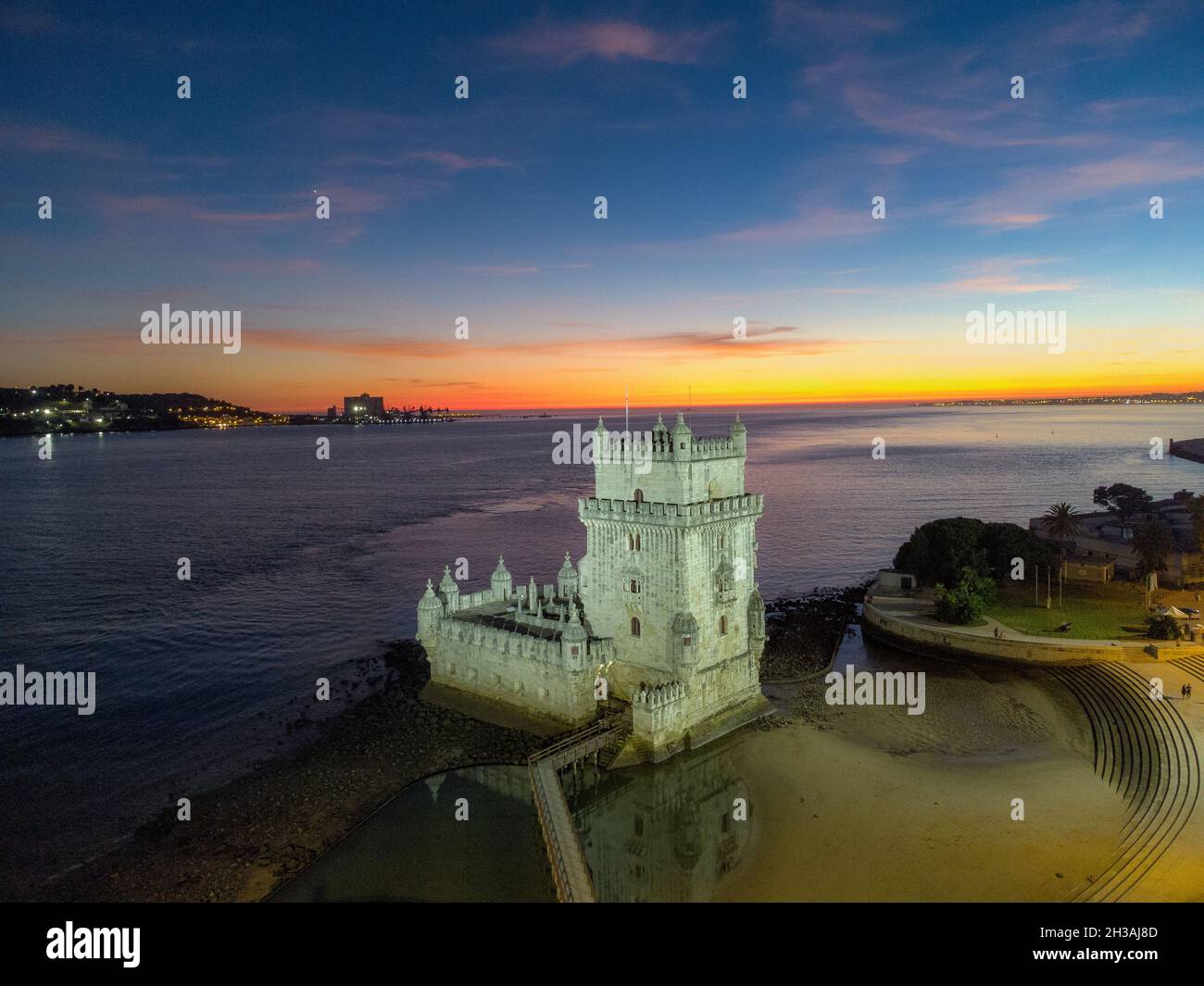 Belem tower aerial hi-res stock photography and images - Alamy