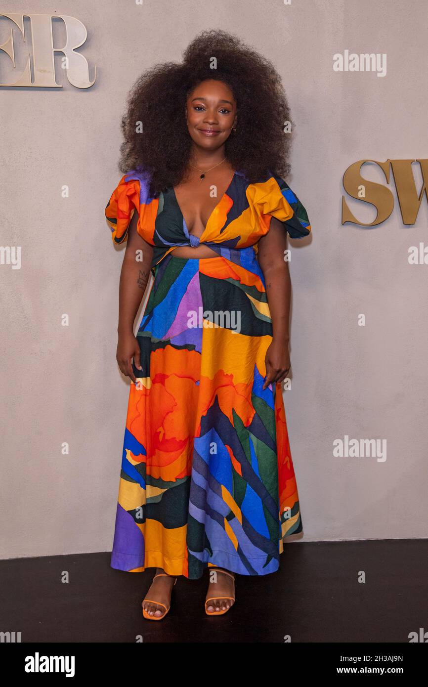 Christina Jackson attends the "Swagger" New York premiere at the ...
