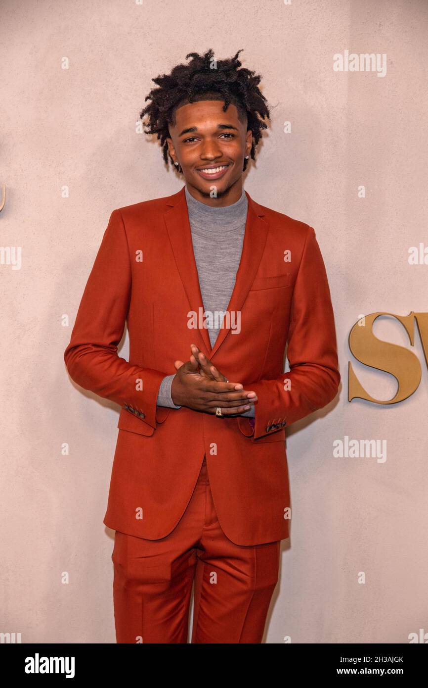Isaiah Hill attends the "Swagger" New York premiere at the Brooklyn ...