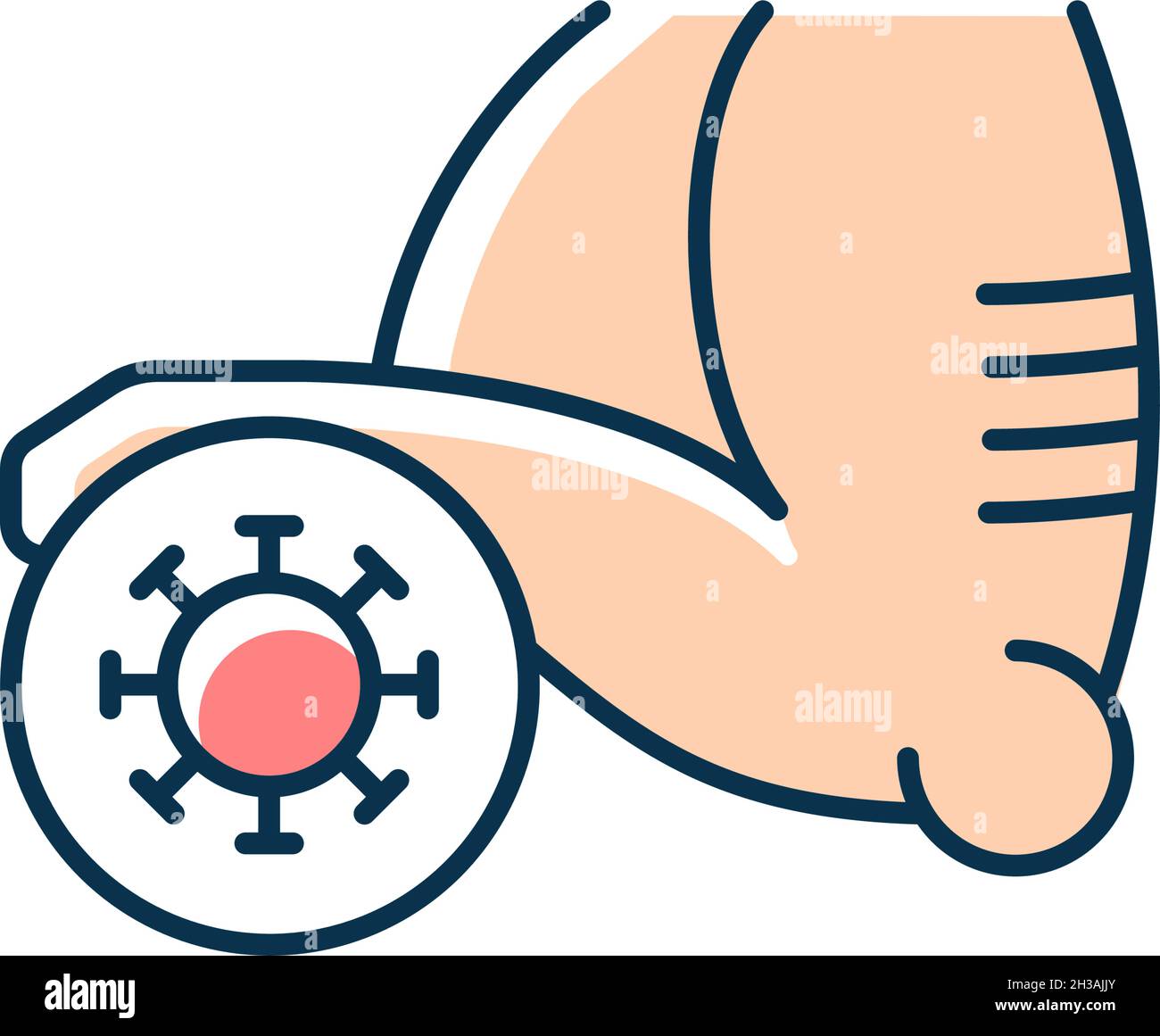Elbow arthritis pain treatment Stock Vector Images - Alamy
