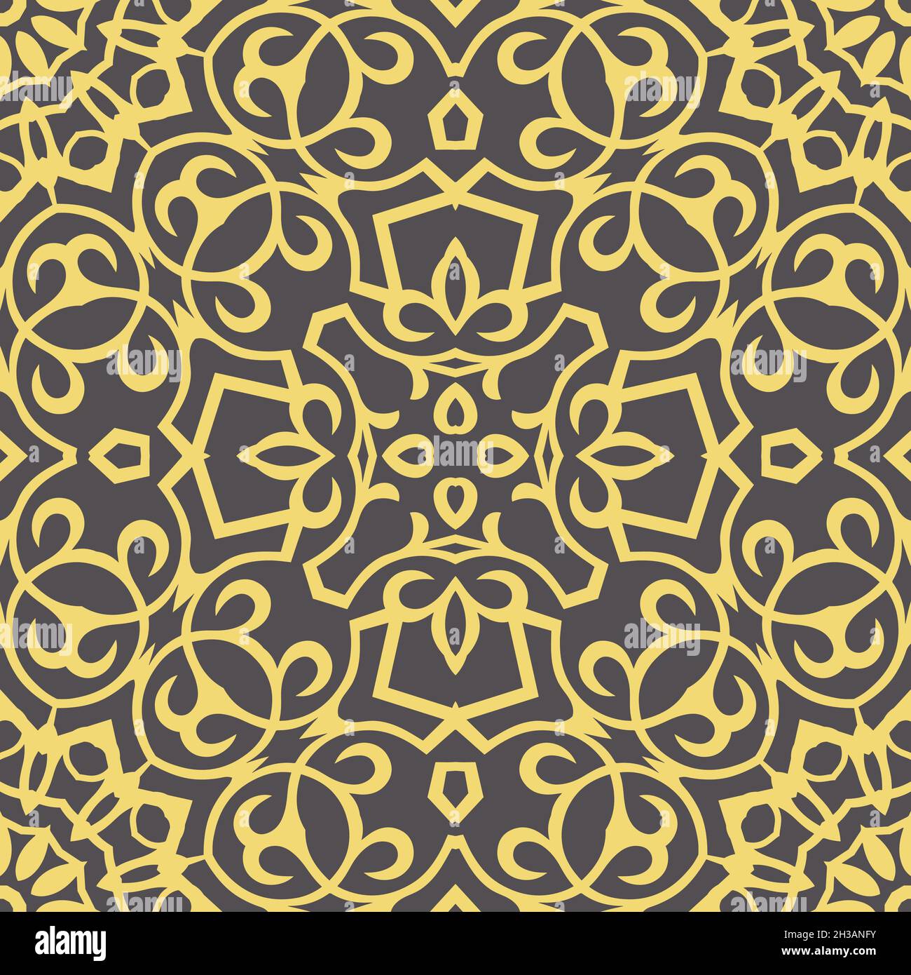 Seamless floral pattern. Ethnic Style Colorful ornamental decoration ...