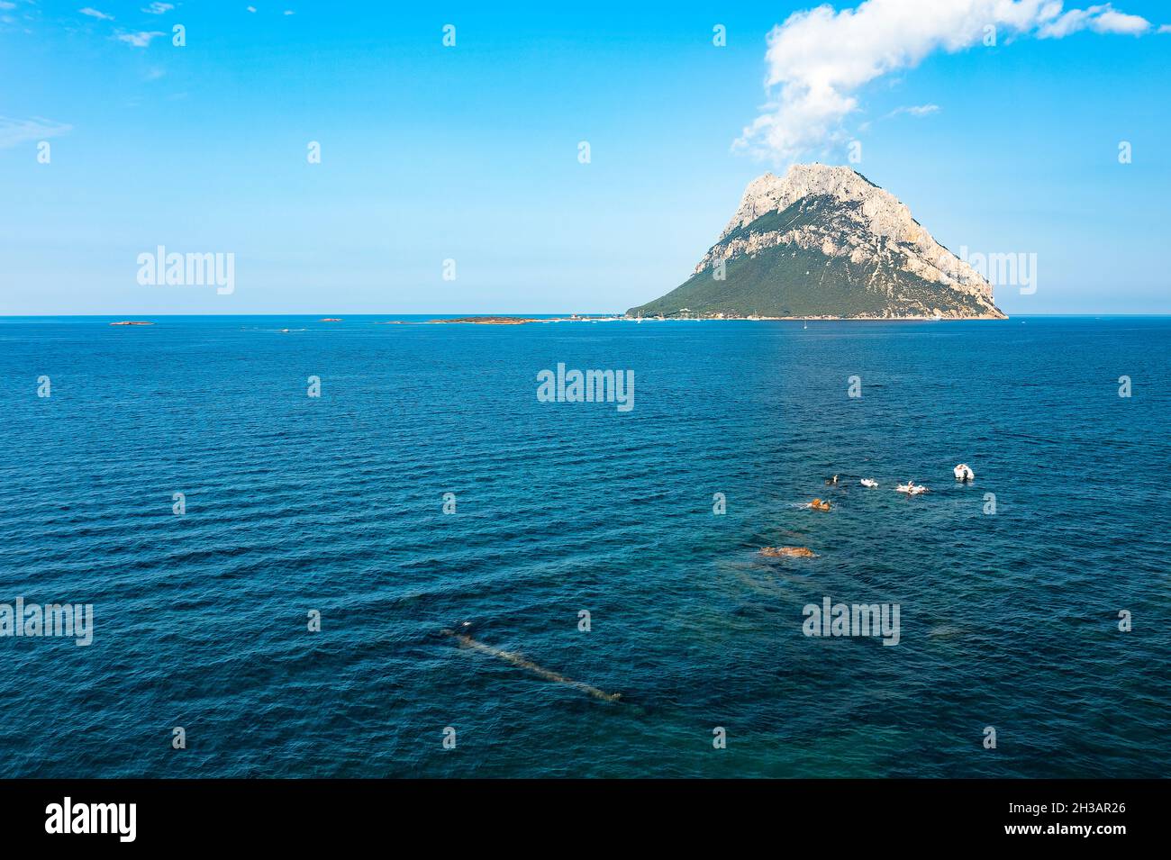 Molara island from tavolara hi-res stock photography and images - Alamy
