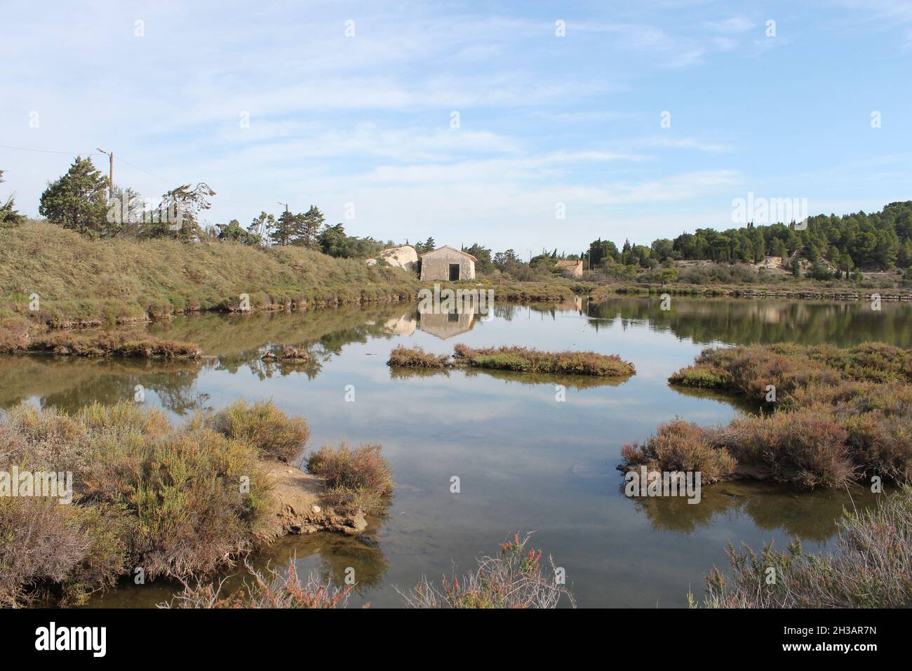 France, les étangs de Peyriac-de-Mer Stock Photo - Alamy