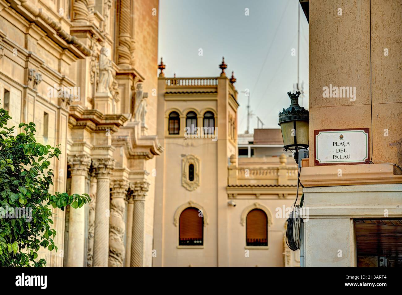 Elche landmarks, HDR Image Stock Photo - Alamy