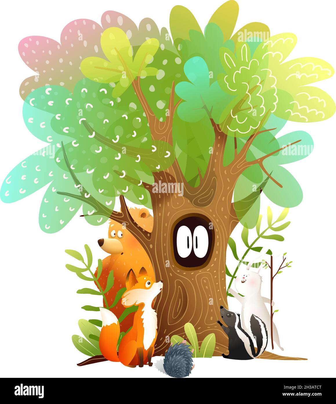 Enchanted owl Stock Vector Images - Alamy