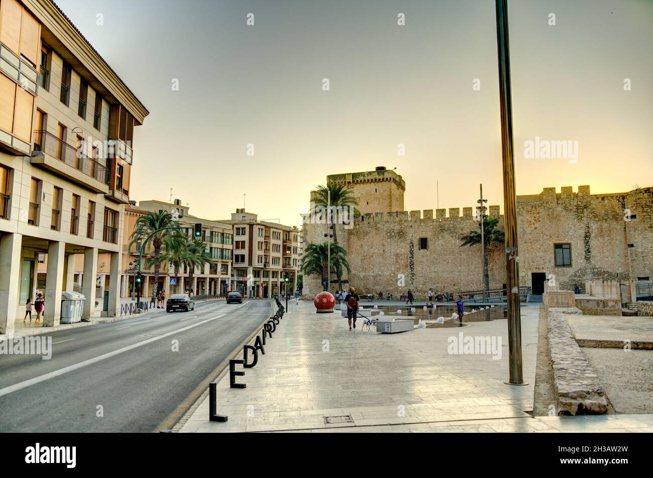 Elche landmarks, HDR Image Stock Photo - Alamy