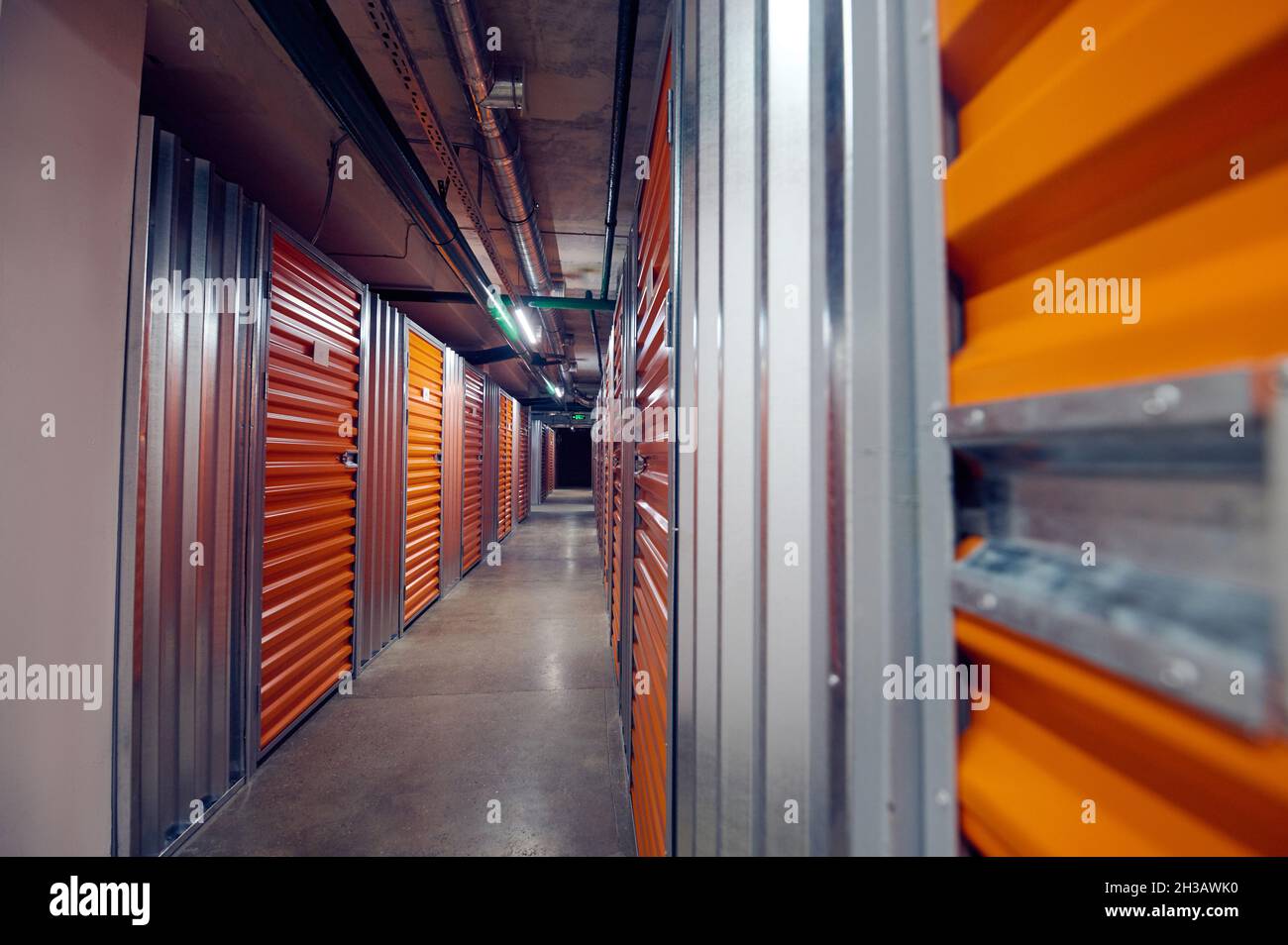 Closed modern storage boxes in warehouse Stock Photo - Alamy