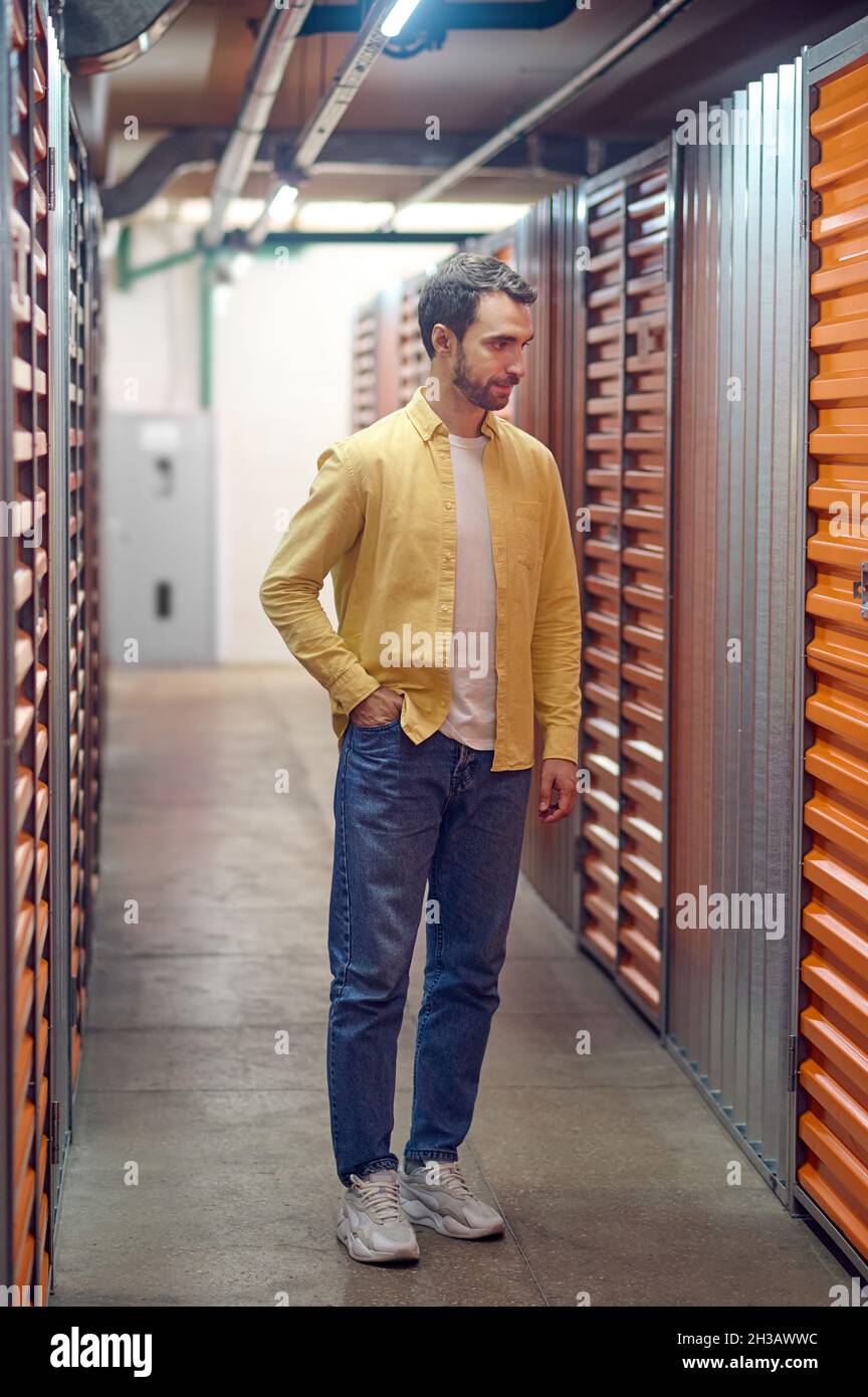 View basement caucasian hi-res stock photography and images - Alamy