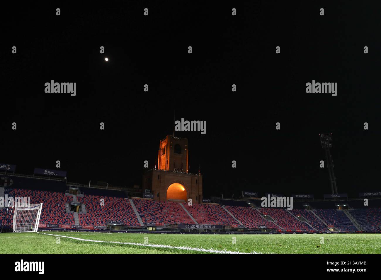 Bologna, Italy, 23rd October 2021. A general view of the stadium ...