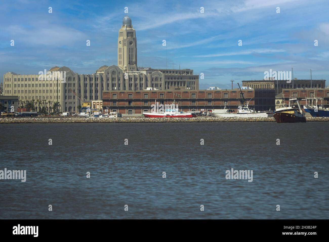 Port of the City of Montevideo - Uruguay Stock Photo - Alamy